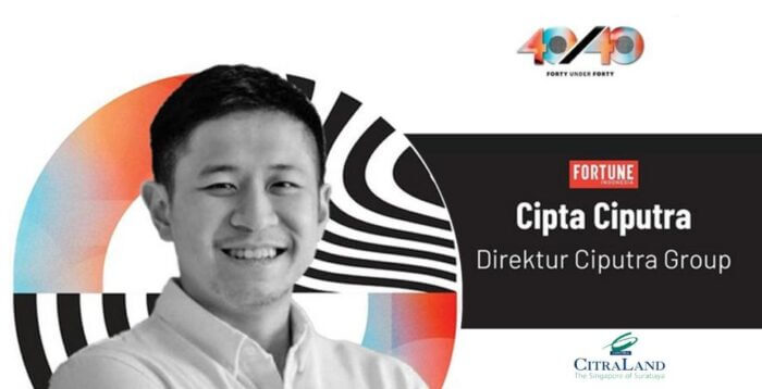 Direktur Ciputra Group, Cipta Ciputra masuk 40 under 40 Fortune ...